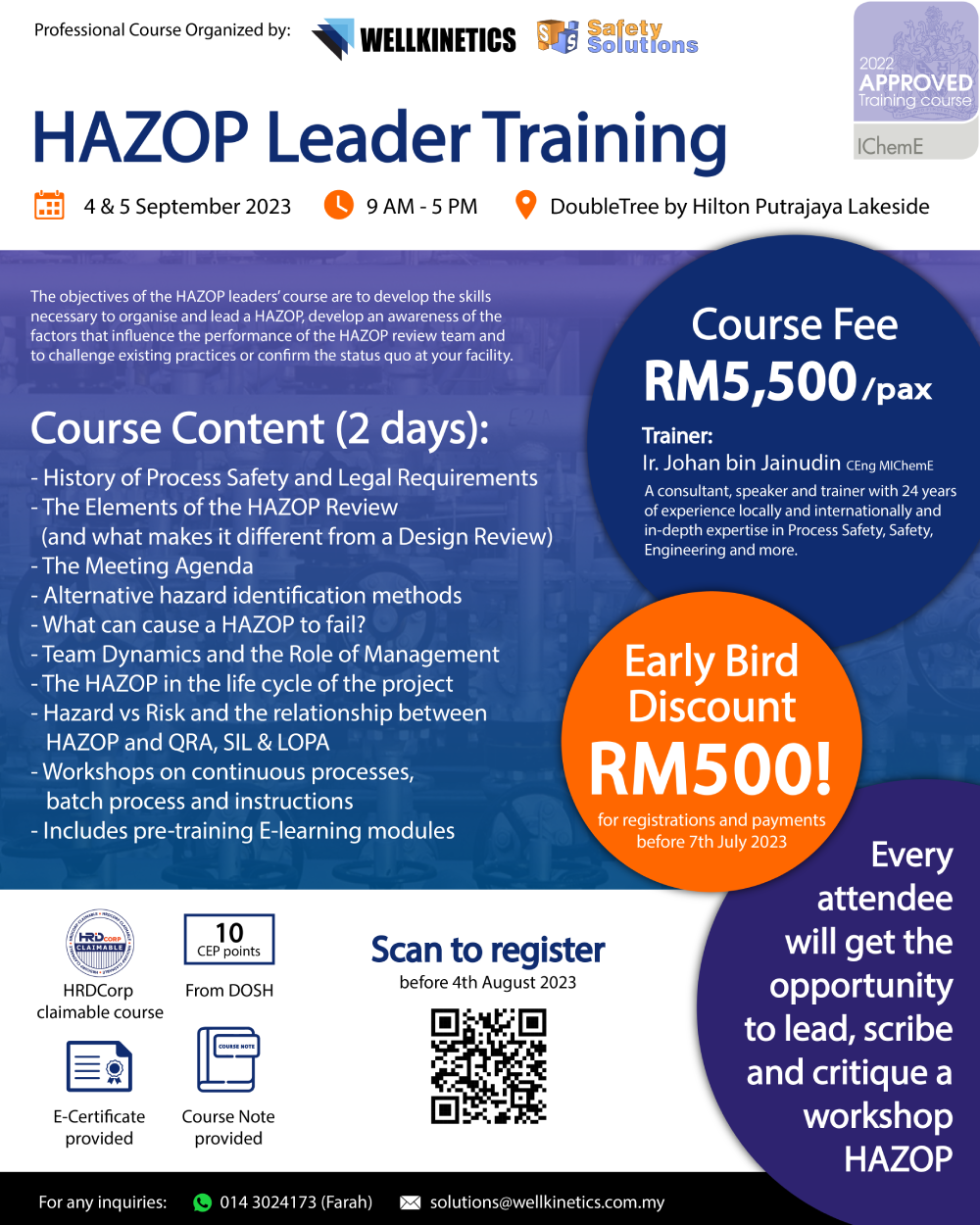 HAZOP Leader Training | ALUMNI UTM